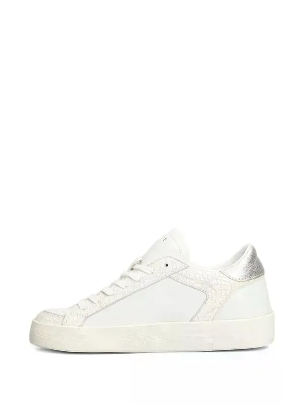 D.a.t.e. Texture-leather Stripe Sneakers