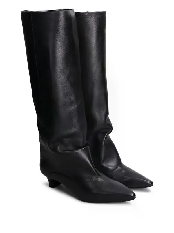 THE SELLER Calf-length Leather Boots