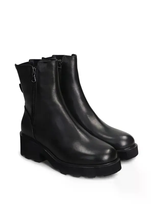 JULIE DEE Zipped Ankle Boots