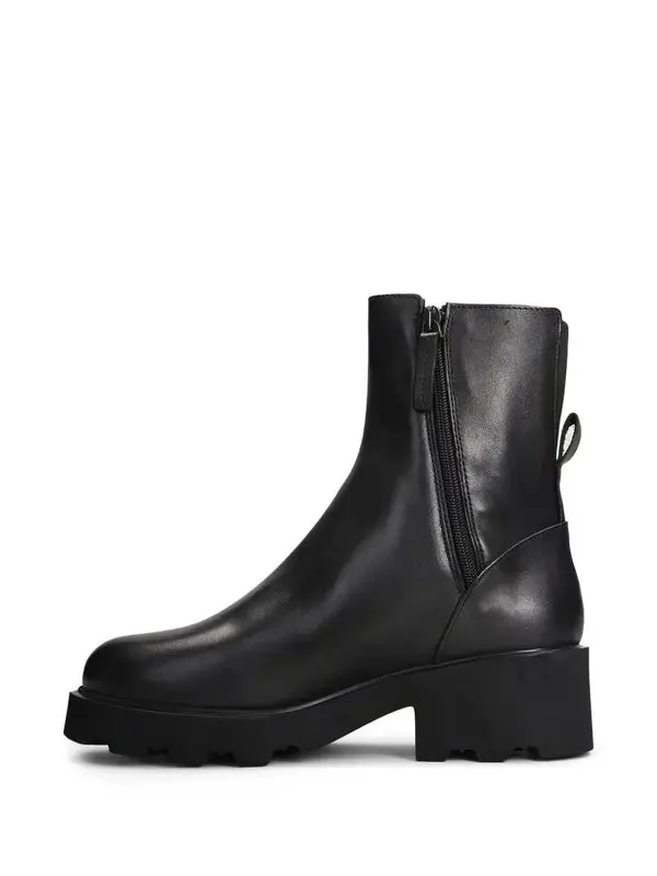 JULIE DEE Zipped Ankle Boots