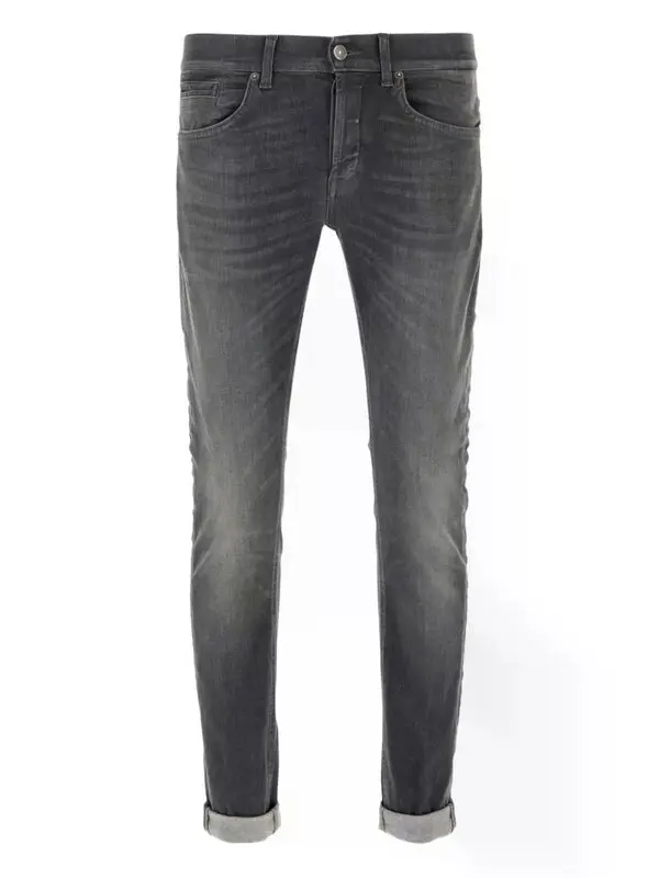DONDUP Cuffed-hem Cotton Jeans
