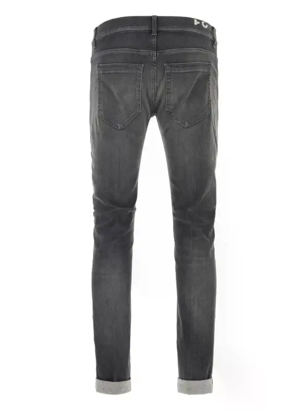 DONDUP Cuffed-hem Cotton Jeans