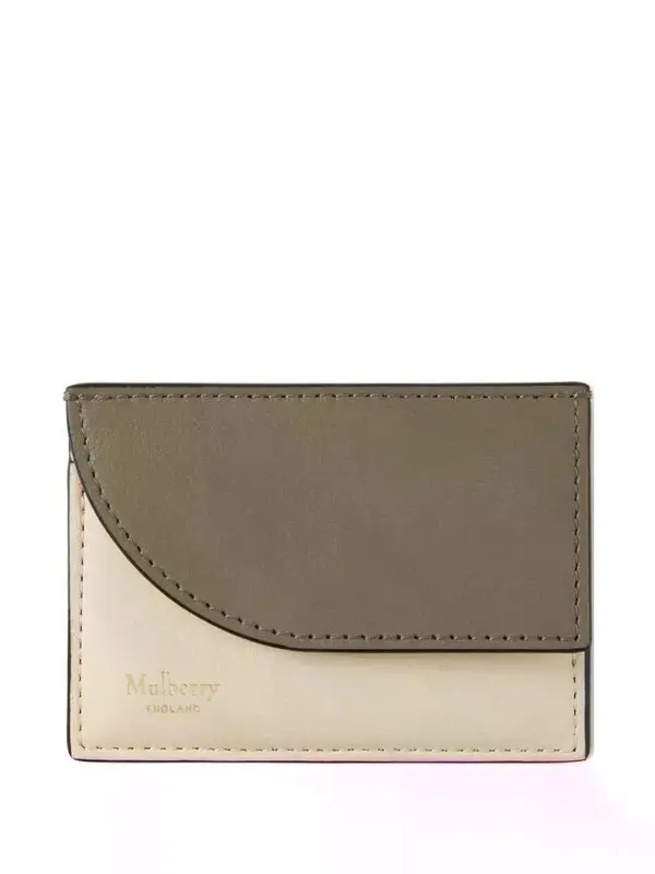 Mulberry Curved-pocket Cardholder - Green