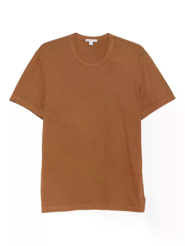 JAMES PERSE Crew Neck Short-sleeve T-shirt - Brown