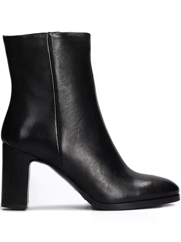 JULIE DEE Block-heel Zipped Ankle Boots