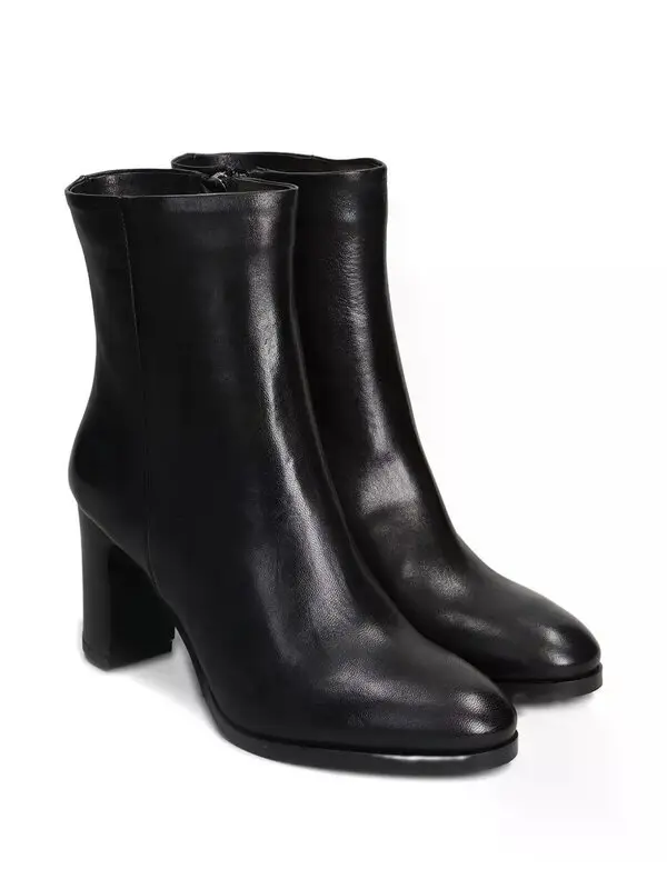 JULIE DEE Block-heel Zipped Ankle Boots