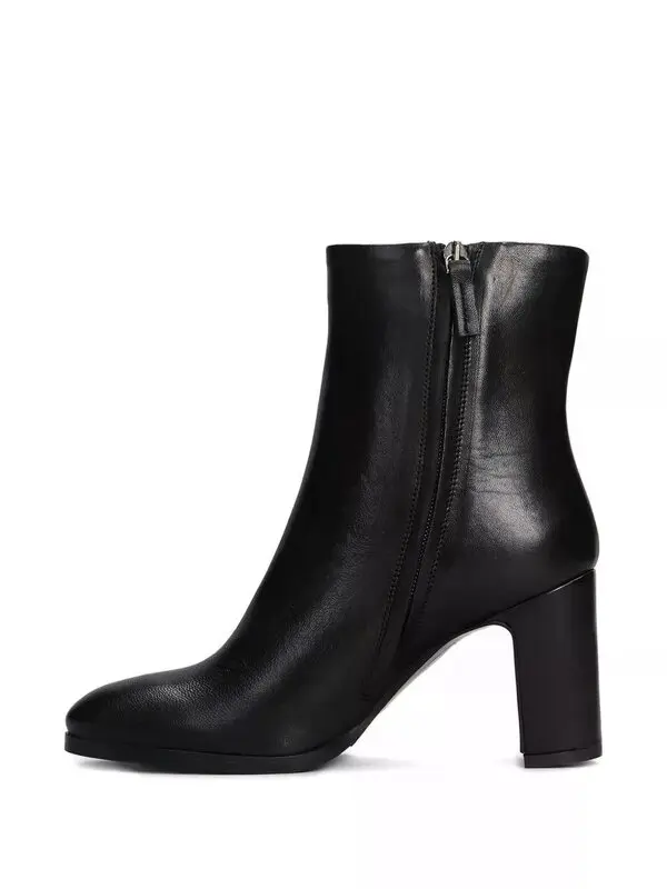 JULIE DEE Block-heel Zipped Ankle Boots