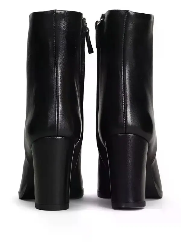 JULIE DEE Block-heel Zipped Ankle Boots