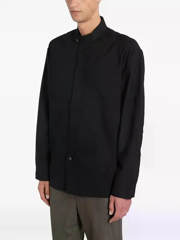 ENTIRE STUDIOS Mandarin-collar Pocket Shirt