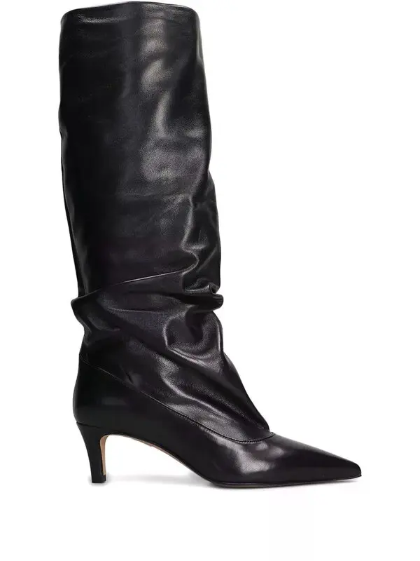 THE SELLER Pointed-toe Leather Boots