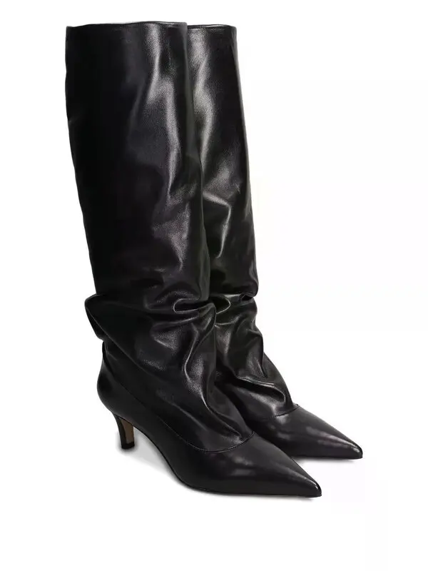 THE SELLER Pointed-toe Leather Boots