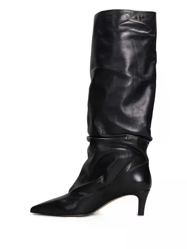 THE SELLER Pointed-toe Leather Boots