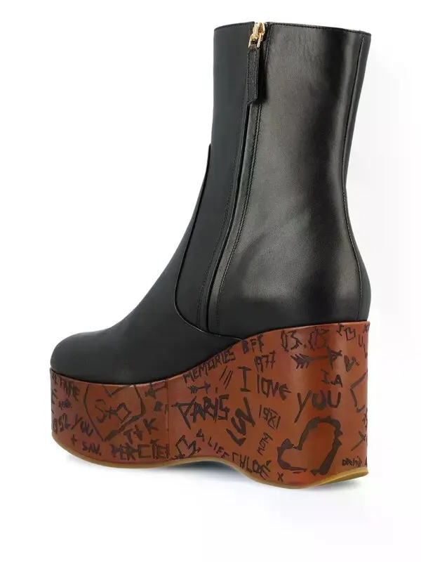 Chloé 80mm Maxime Boots - Black