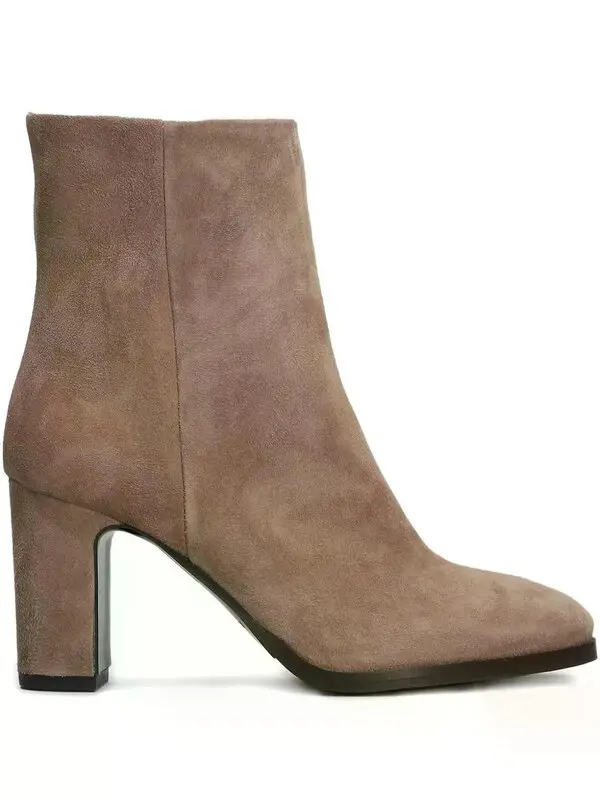 JULIE DEE Block Heel Suede Boots