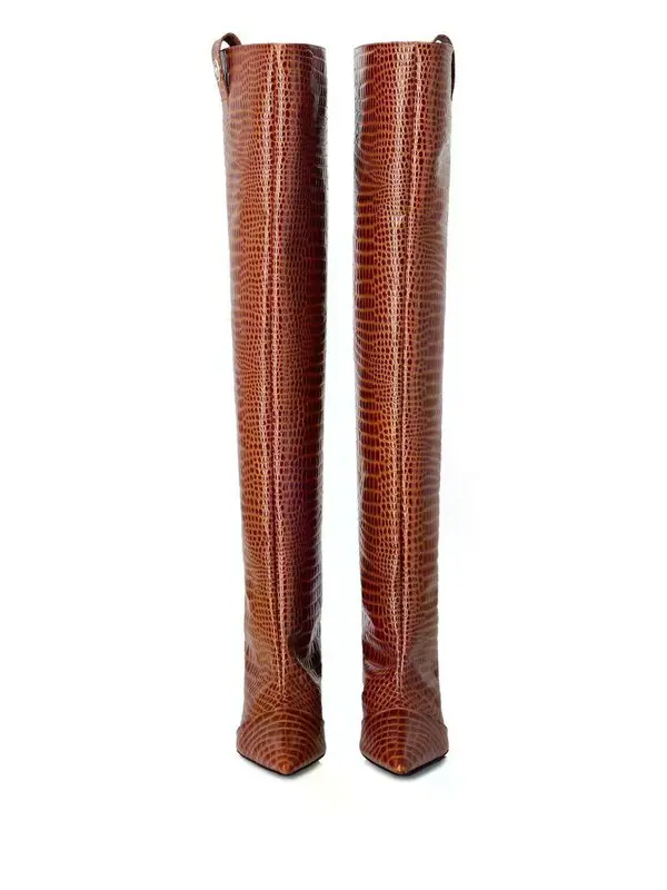 Philipp Plein Over-the-knee Boots - Brown