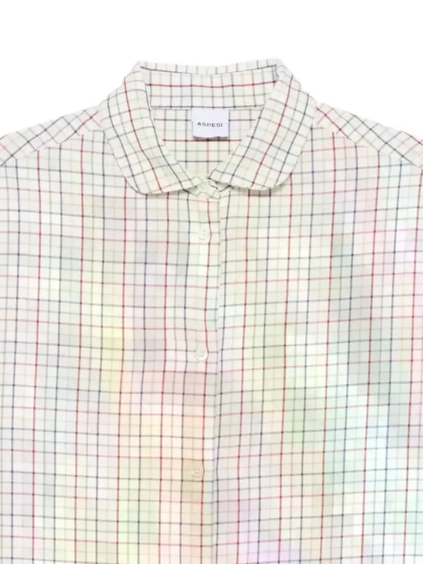Aspesi Checked Button-down Shirt