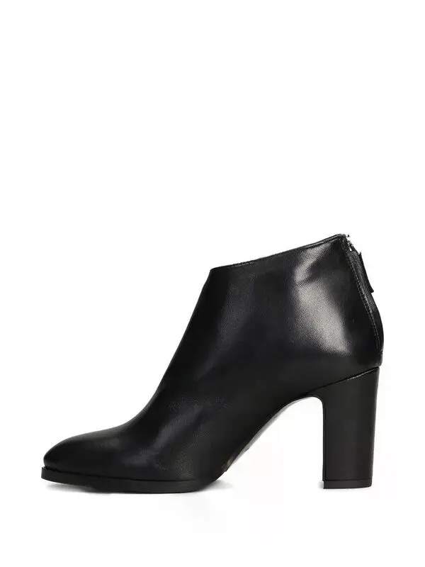 JULIE DEE Zip-detail Block-heel Ankle Boots