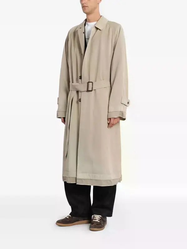 MAISON MARGIELA Belted Layered Trench Coat
