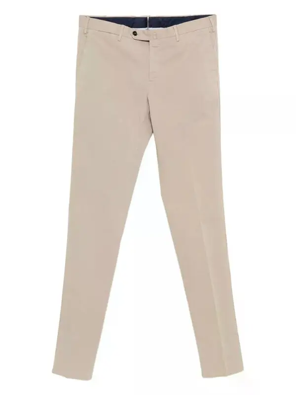 PT TORINO Straight Leg Trousers - Neutrals