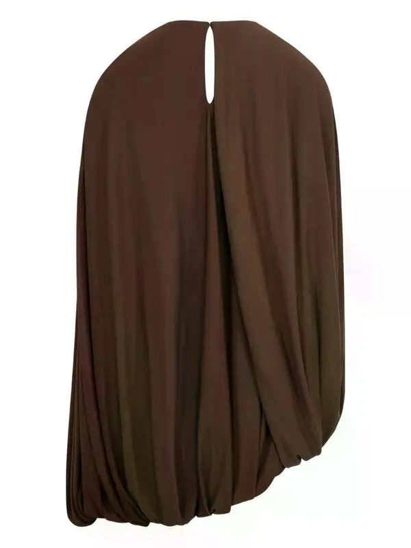 Loewe Draped Blouse - Brown
