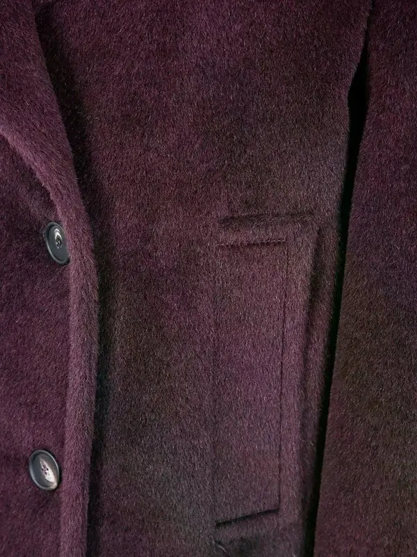Tagliatore Double-breasted Alpaca Wool Jacket