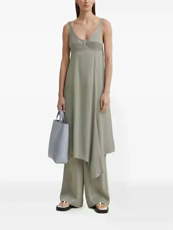 AERON Asymmetrical Draped Dress