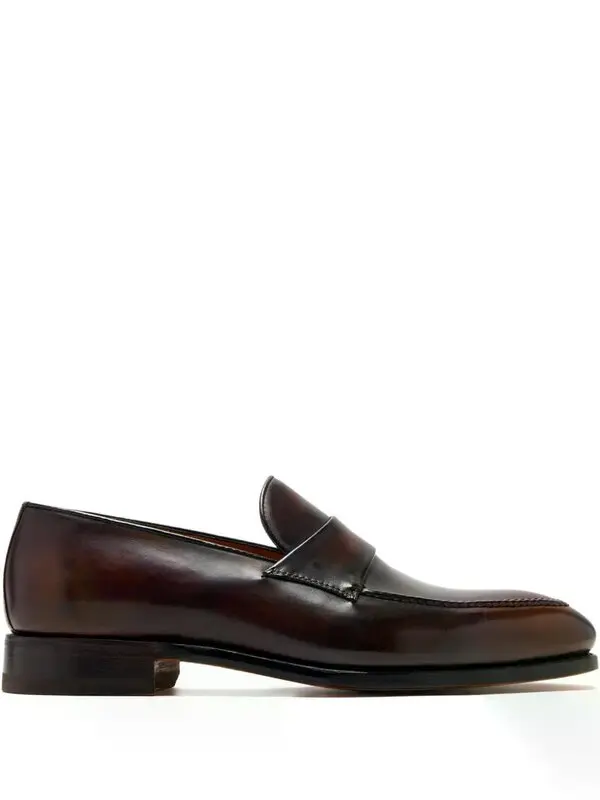 Bontoni Leather Penny Loafers