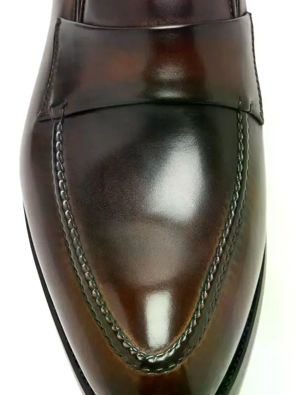 Bontoni Leather Penny Loafers