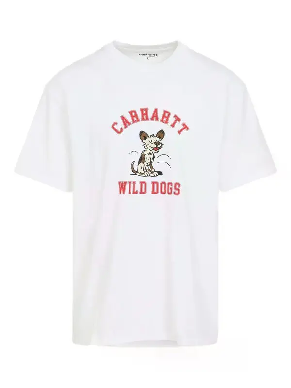 Carhartt Work In Progress Wild Dog Printed T-shirt - White