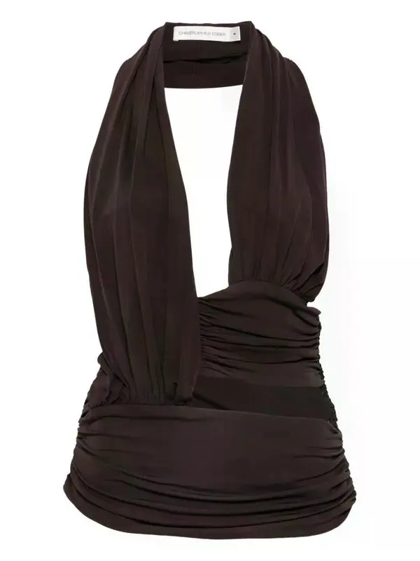 Christopher Esber Draped Halter Top