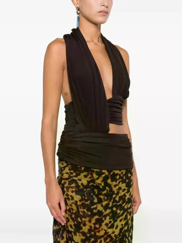 Christopher Esber Draped Halter Top