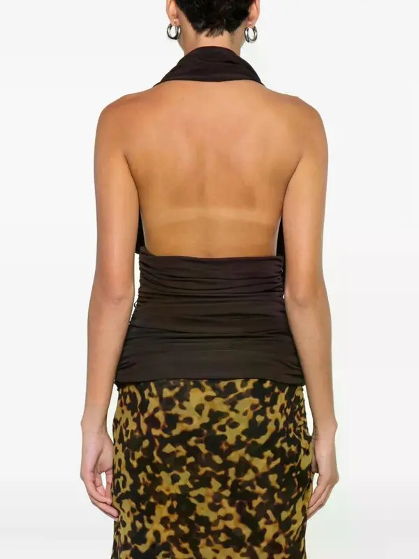 Christopher Esber Draped Halter Top