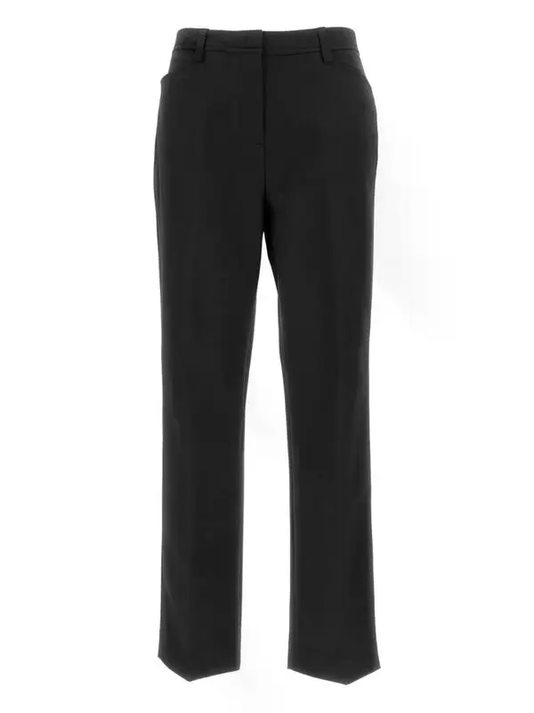 THELATEST Straight-leg Trousers With Pockets - Black