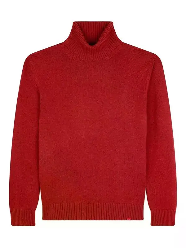 Paul & Shark Turtleneck Wool Sweater - Red