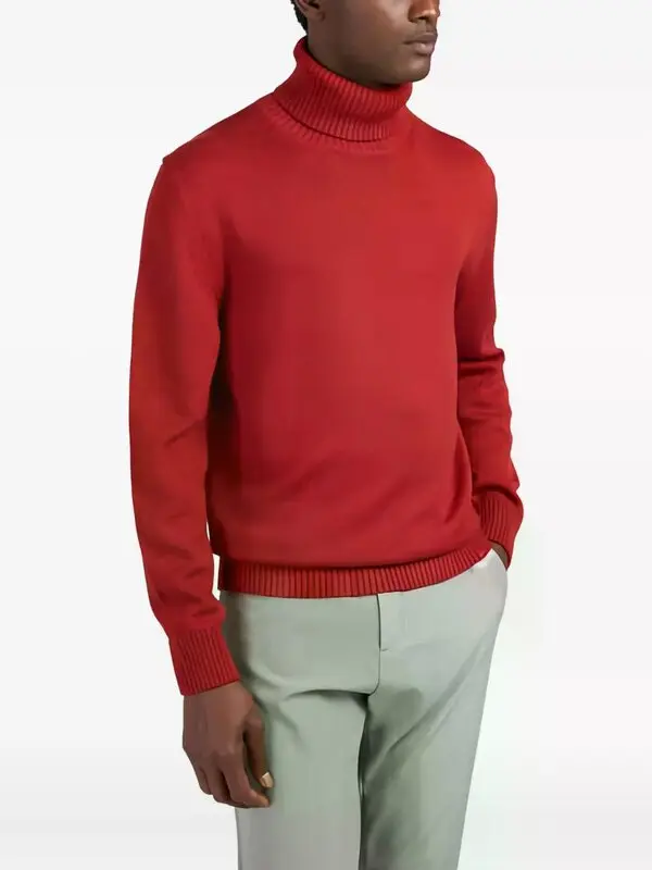 Paul & Shark Turtleneck Wool Sweater - Red