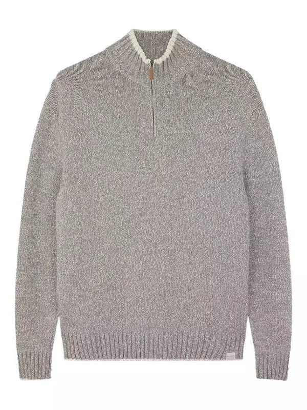 Paul & Shark Half-zip Sweater - Neutrals