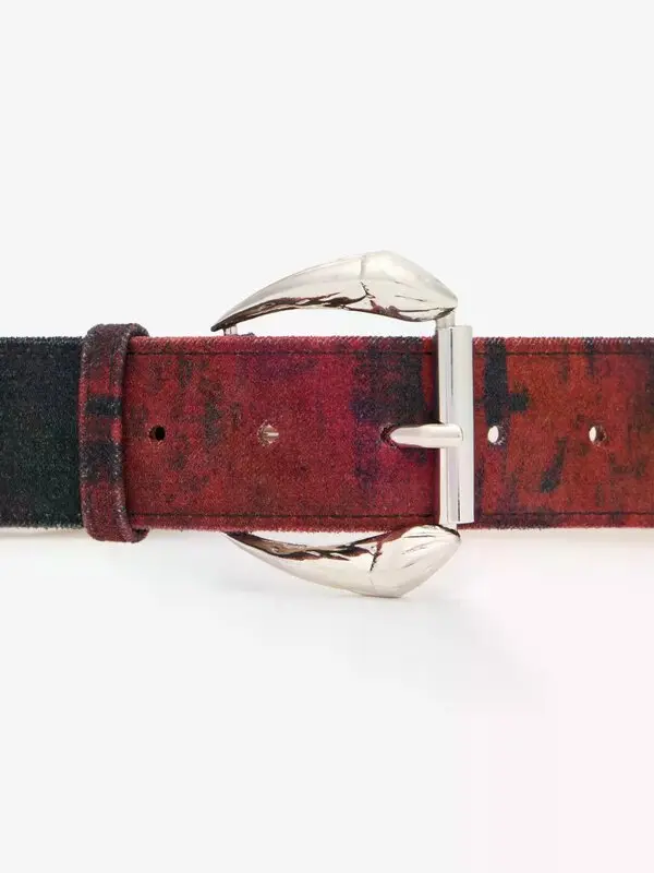 Roberto Cavalli Garment-dyed Studded Belt