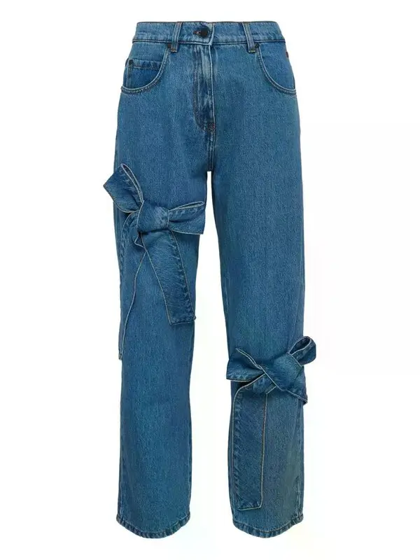 MSGM Knot-detail Jeans