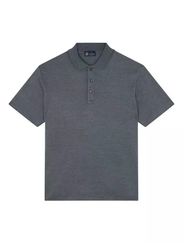 Paul & Shark Silk-blend Polo Shirt - Grey