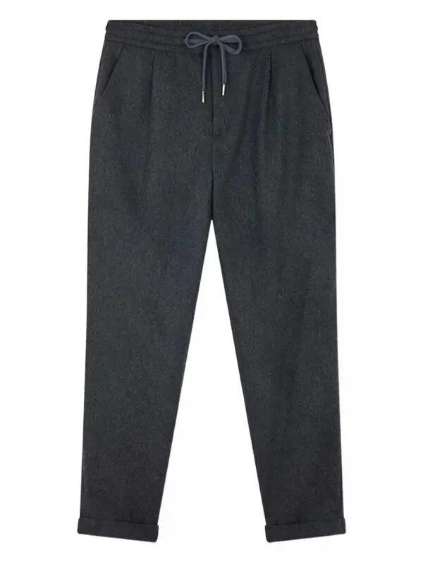 Paul & Shark Pleated Drawstring Trousers - Grey