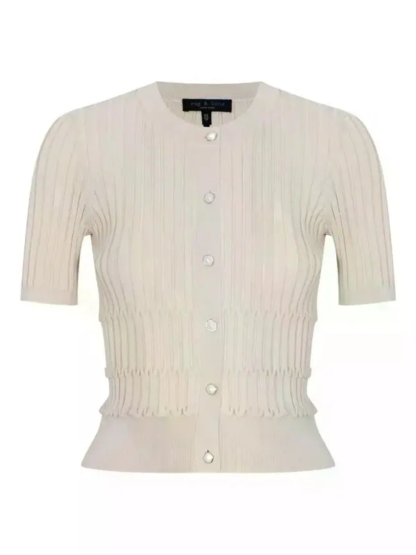 Rag & Bone Stacey Ribbed-knit Cardigan