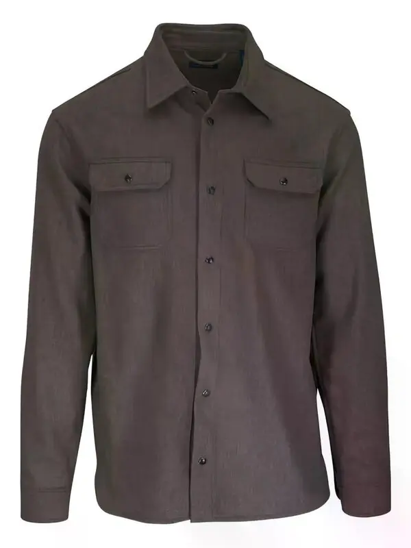 Paul & Shark Flap-pocket Shirt - Brown