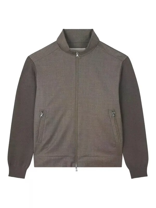 Paul & Shark Panelled Zip-up Cardigan