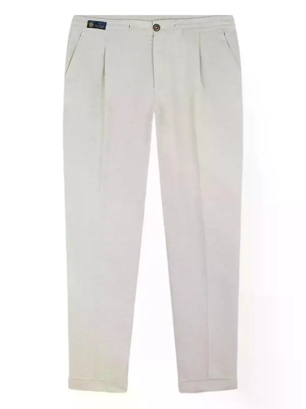 Paul & Shark Pleated Cotton Trousers