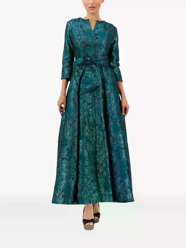 BARUNI Elham Button-embellished Maxi Dress
