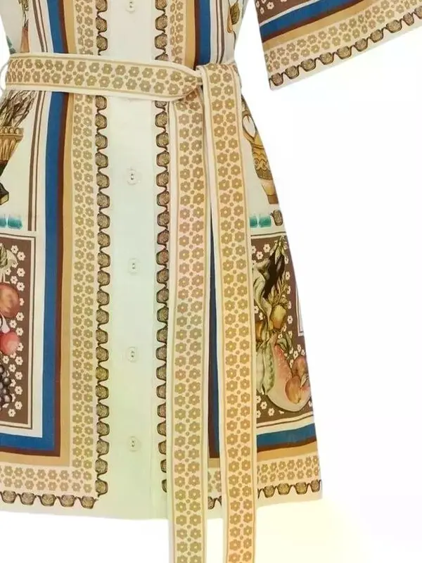 ALEMAIS Mercado Fruit-print Mini Dress
