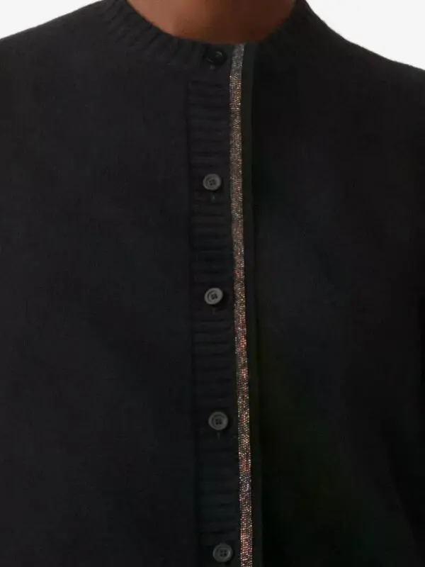 Fabiana Filippi Embellished Button Cardigan