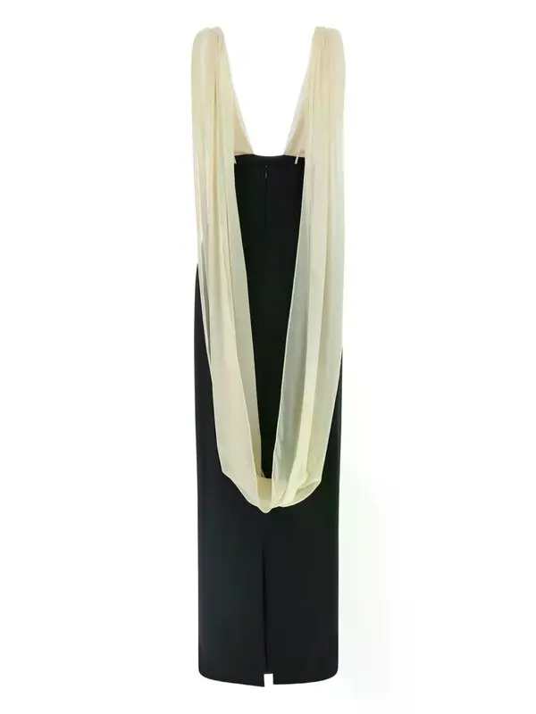 ARMARIUM V-neck Maxi Dress - Black