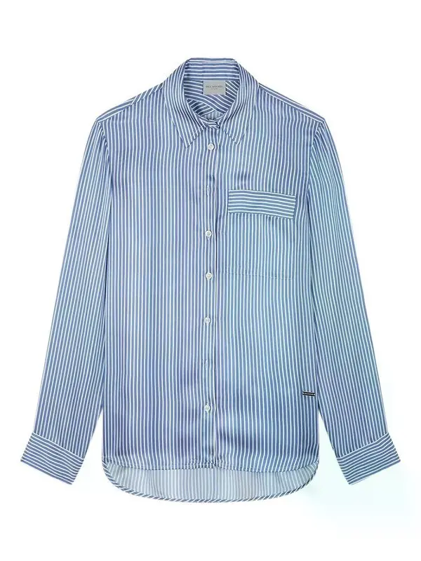 Paul & Shark Silk-blend Striped Shirt