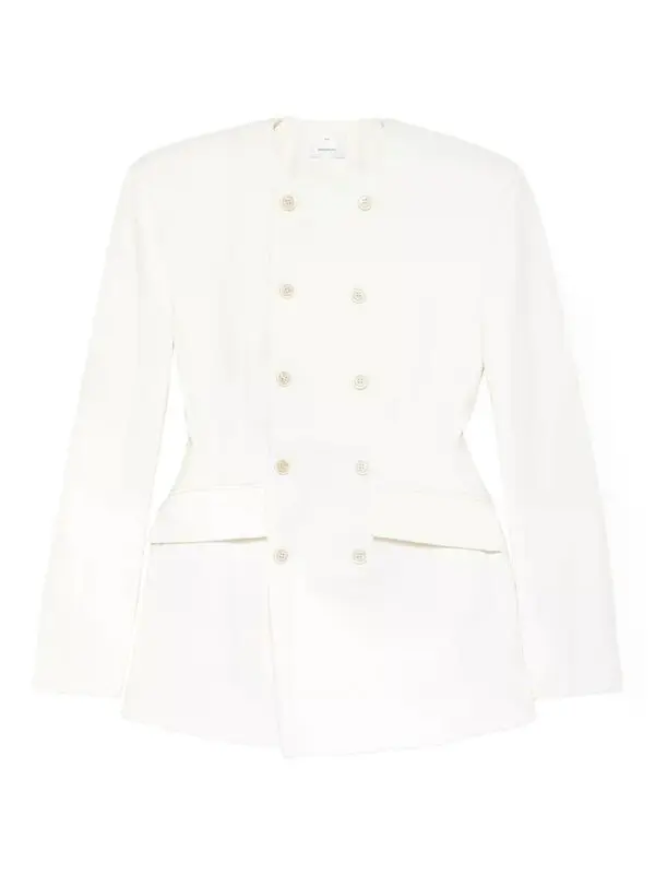 Wardrobe.NYC Twill Blazer Dress - White
